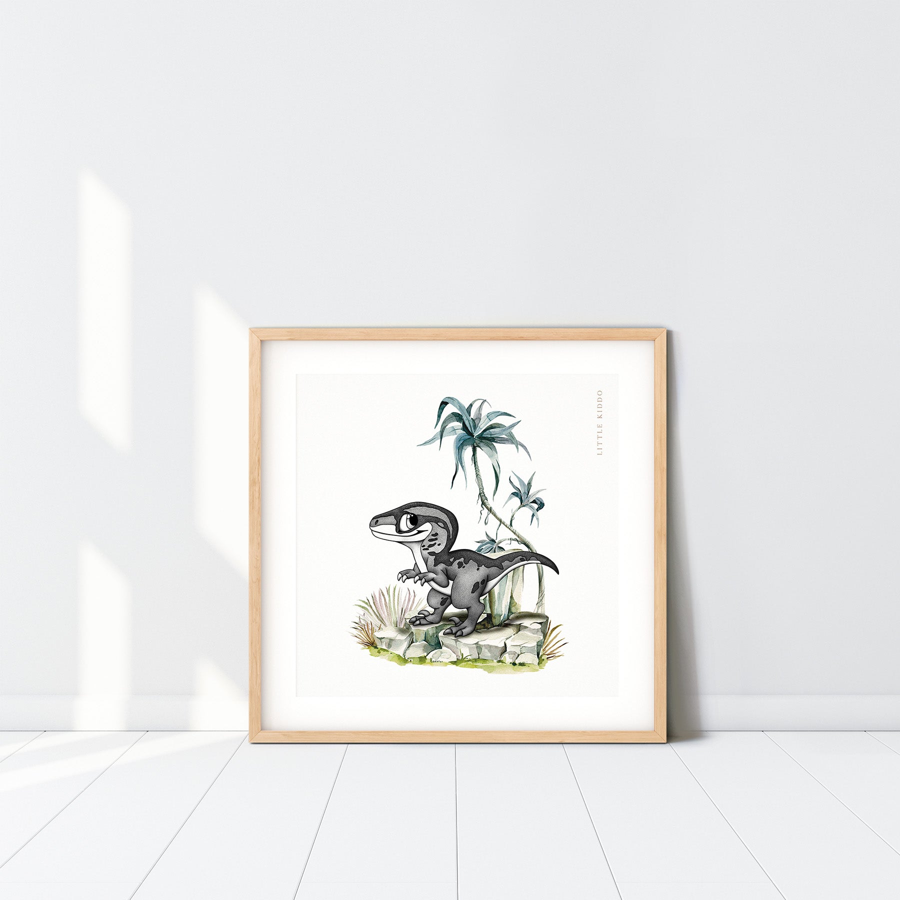 Dinosaur Nursery Prints & Kids Wall Art - Baby Raptor Print – Little Kiddo